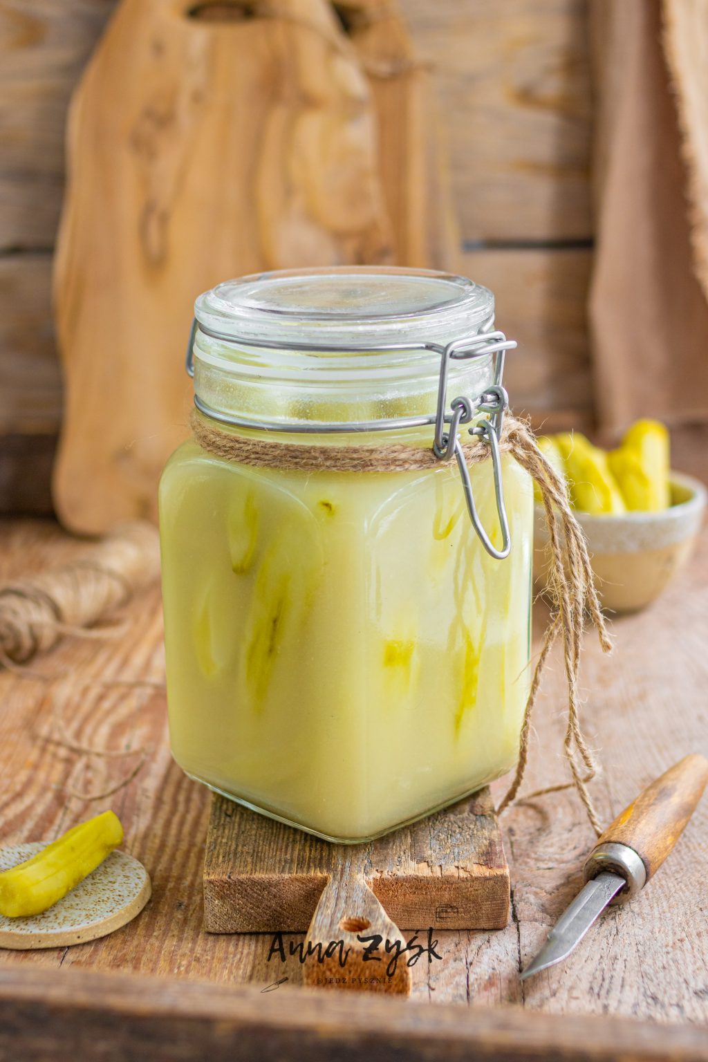 Domowe pikle | Ogórki w musztardzie - Jedz pysznie